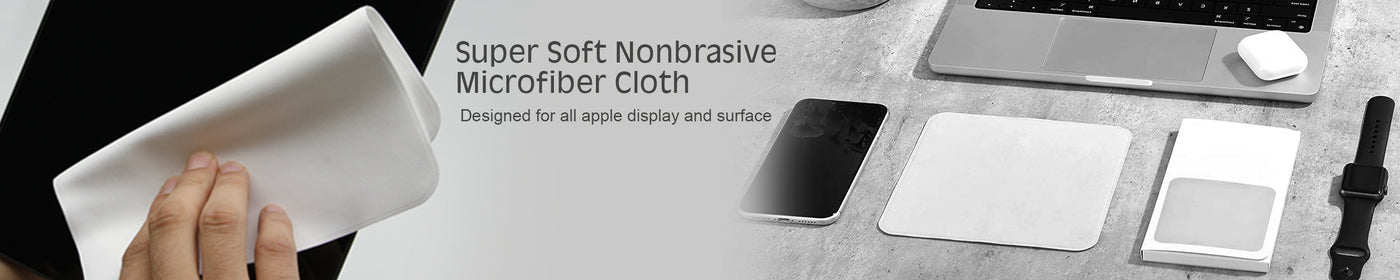 Double-Layer Microfiber Polishing Cloths for Apple Devices - Bulk ...